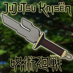 Imprimible en 3D Jujutsu Kaisen | Lanza del Cielo Invertida de Toji ...