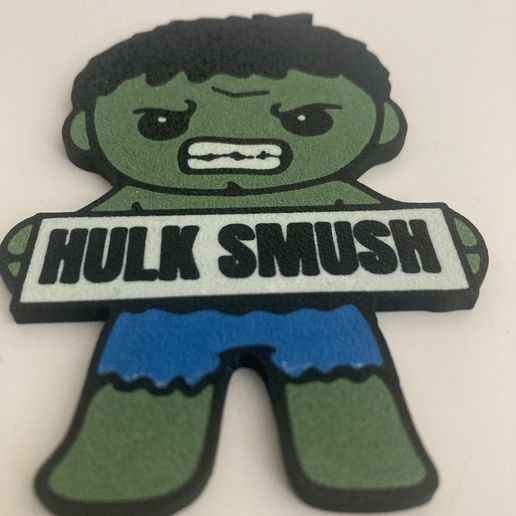 3MF file Hulk Tag 🚩 ・3D print model to download・Cults