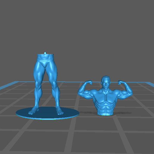 👨 Bodybuilder・Free STL File for CNC machining - Laser cutting・Cults