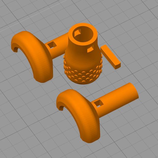 🕹️ PS4 joystick extension・Free 3D File for ・Cults
