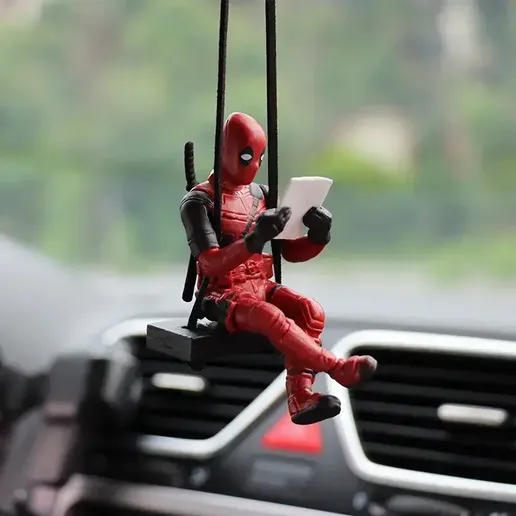 👾 Deadpool on the swing,・ STL File for 3D printing・Cults