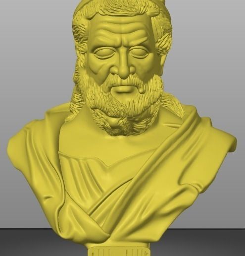🗿 Plato Platão・ STL File for 3D printing・Cults