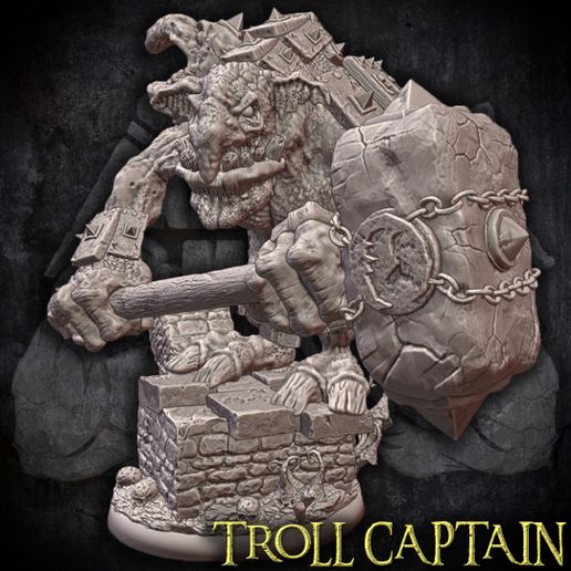 3D file Troll captain general 🧌 ・3D printable design to download・Cults