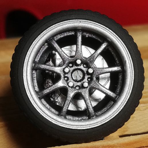 STL file 1/24 scale 18" Work Emotion XD9・3D print model to download・Cults