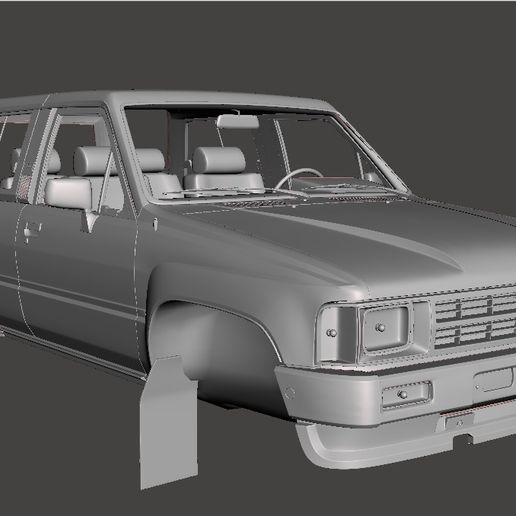 🚗 Toyota 4Runner Mk1 1986・ 3D File for 3D printing・Cults
