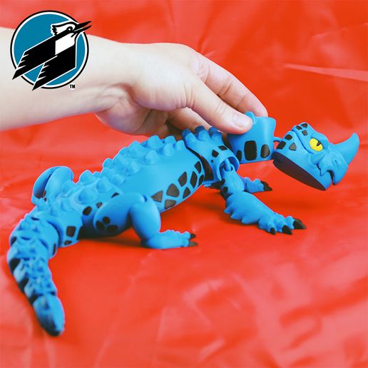😪 Articulated Sleepy Snap Dragon Fidget Toy・ STL File for 3D printing・Cults