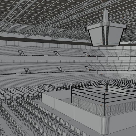 🤼 WWE SmackDown Arena・ STL File for 3D printing・Cults