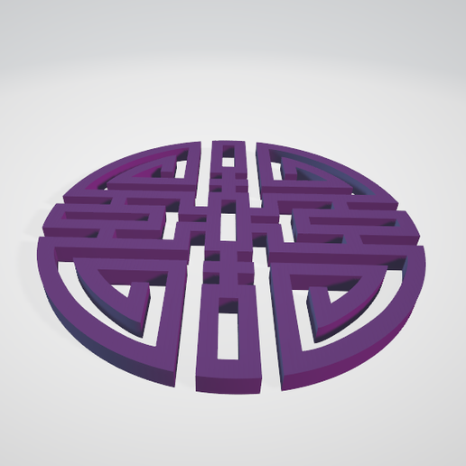 STL file Fu Symbol 👼 ・3D printing idea to download・Cults
