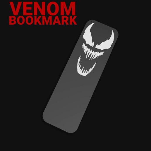 3MF file Venom bookmark 🔖 ・3D printer model to download・Cults