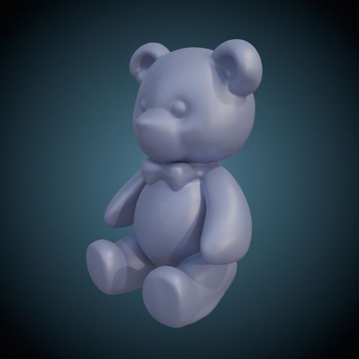 STL file Classic Teddy Bear 🧸 ・3D printable model to download・Cults
