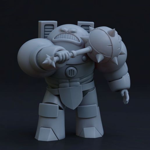 🛰 Hatemonger - Mace・Free STL File for 3D printing・Cults