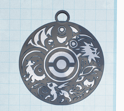 🗝️ Pkemon keychain・ STL file for 3D printing・Cults