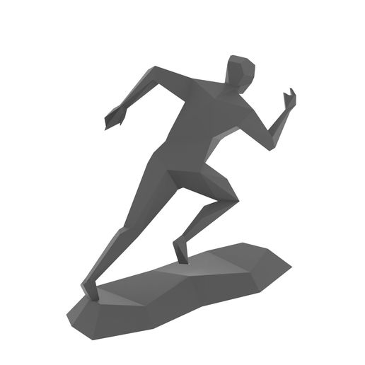 🏃 Running man figure・ STL File for 3D printing・Cults