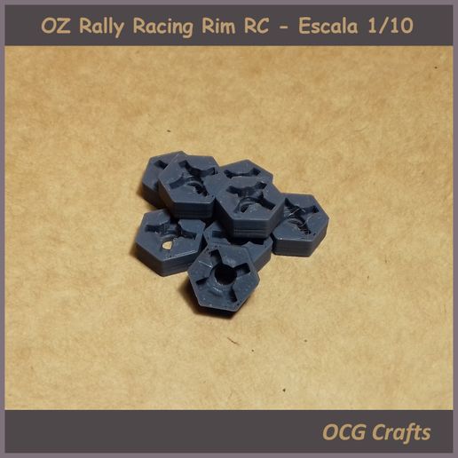 🚗 OZ Rally Racing Rims R/C scale 1/10・Free STL File for 3D printing・Cults