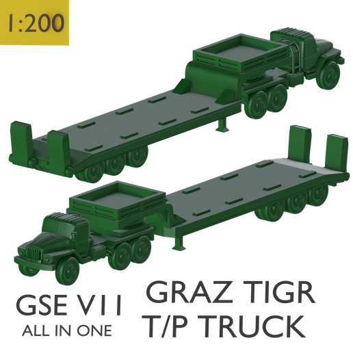STL file Tank Transporter Trailer 🪖 ・3D printable model to download・Cults