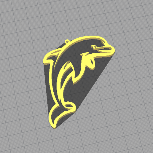 3MF file Dolphin keychain 🐬 ・3D printable model to download・Cults