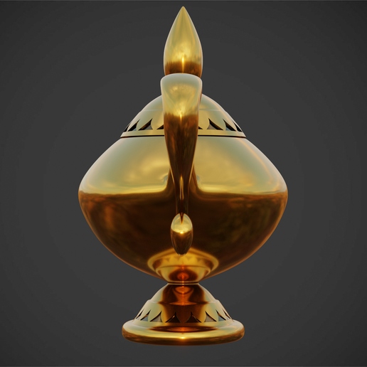 🧞 Aladdin Genie Lamp for Cosplay・ STL File for 3D printing・Cults