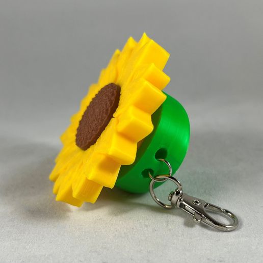 🌻 Sunflower Clicker / Sunflower Keychain / Fidget - No AMS - Commercial ...