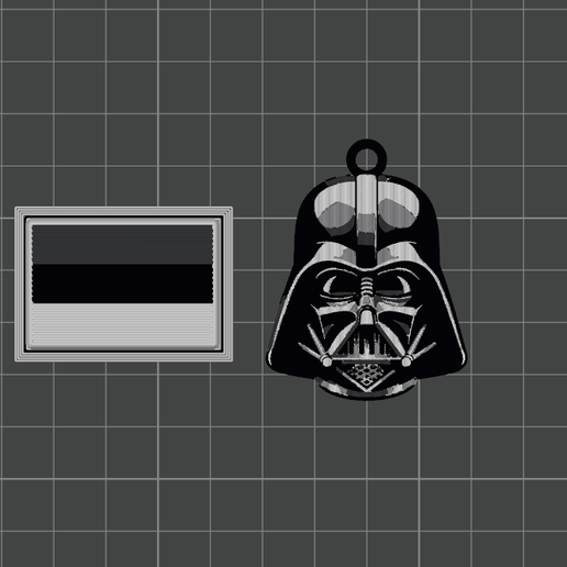 🗝️ Darth vader keychain・ 3MF File for 3D printing・Cults