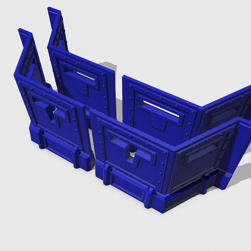 🎲 Battle ground walls・ STL File for 3D printing・Cults