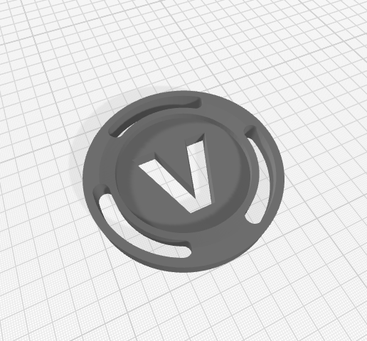 💱 Fortnite V-Bucks・Free STL File for ・Cults