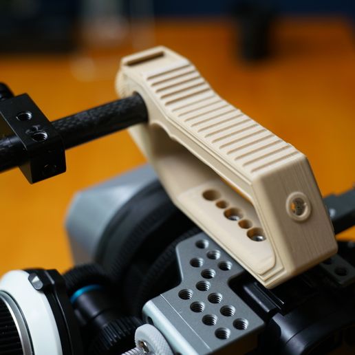 📷 Camera Top Handle Grip・Free 3D File for ・Cults