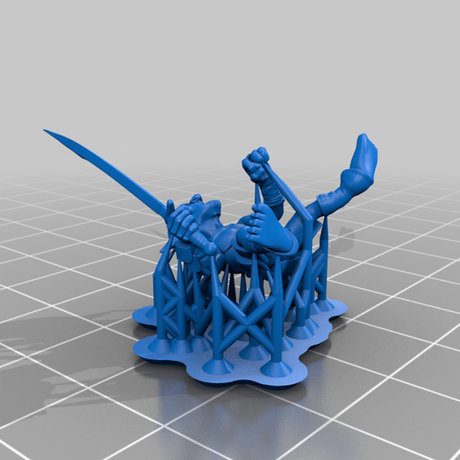 👺 Goblin Worg Rider・Free STL File for 3D printing・Cults