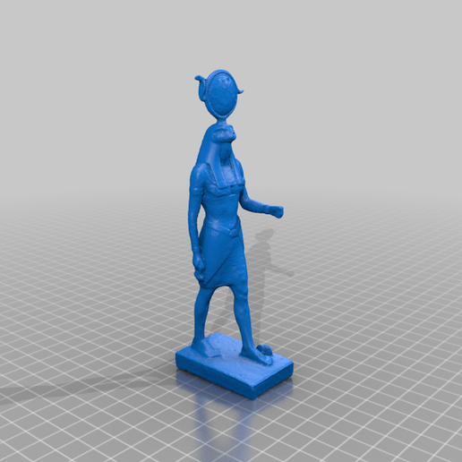 👫 Egyptian RA Statue・Free 3D File for ・Cults