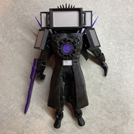 3D print SKIBIDI TOILET - MEGA TITAN TVMAN UPGRADED • made with Prusa ...