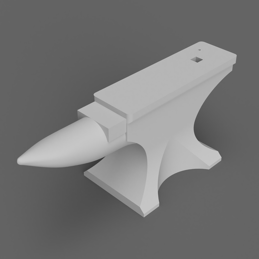 🖨️ Anvil - Scale 1:6・ STL File for 3D printing・Cults