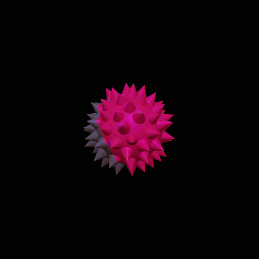 🚗 Spike ball・ STL File for 3D printing・Cults