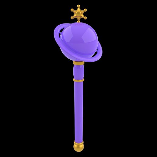 🌙 Sailor Saturn Custom Rod - Sailor Moon・ STL File for 3D printing・Cults