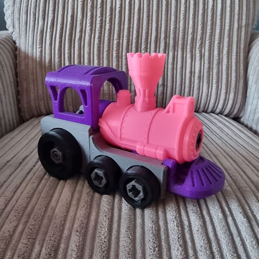 3D printable Take Apart Locomotive • made with Prusa i3 Mk3S+・Cults