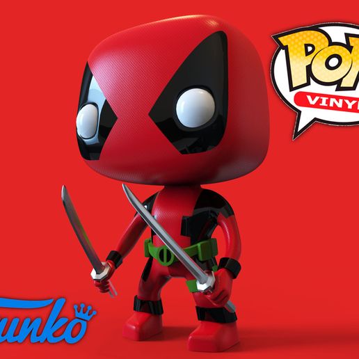 STL file Deadpool Funko Pop 🎨 ・3D printable model to download・Cults