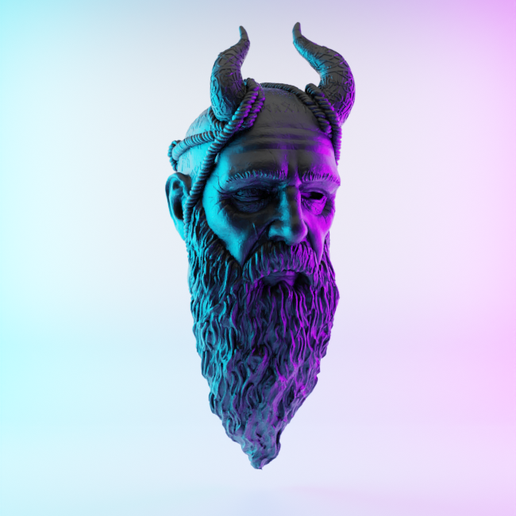 🗝️ Keychain Mimir God of War・ STL File for ・Cults