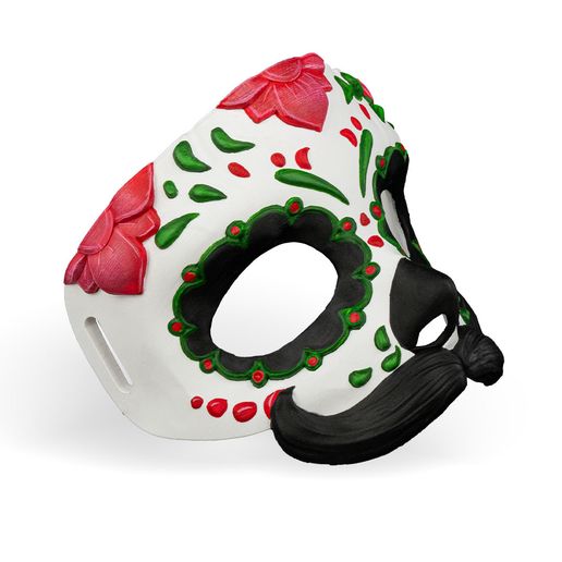 🧔 Mustache Calavera Mask・ 3D File for 3D printing・Cults