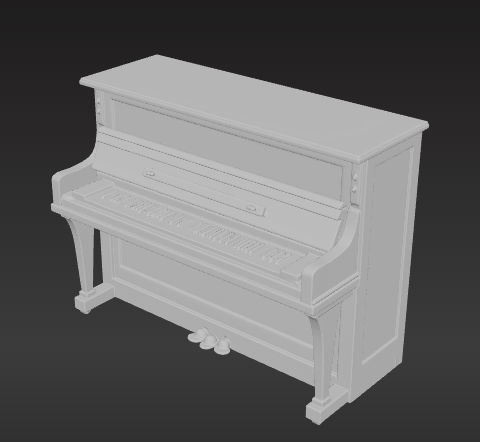 🎵 Simple Piano・Free STL File for 3D printing・Cults