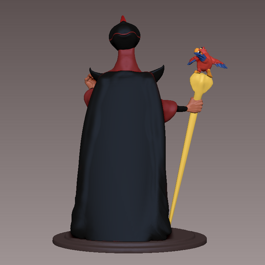 🦹 jafar the villain and iago the parrot from disney aladdin cartoon ...