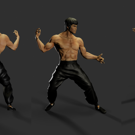 animation bruce lee