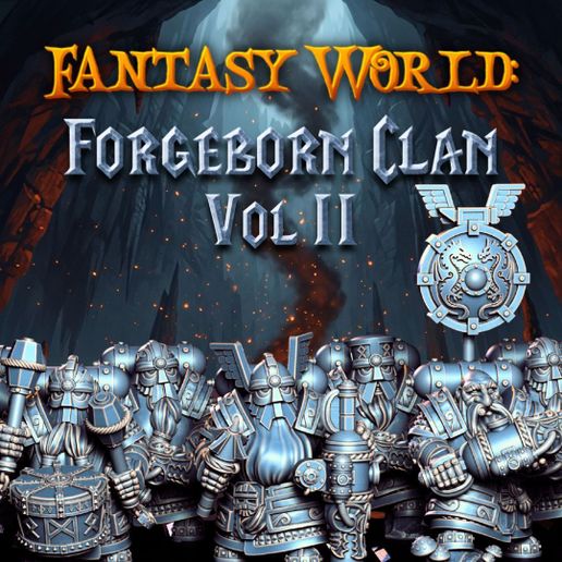 🗺️ Fantasy World: Forgeborn Clan Vol II Pack・ 3D File for 3D printing・Cults