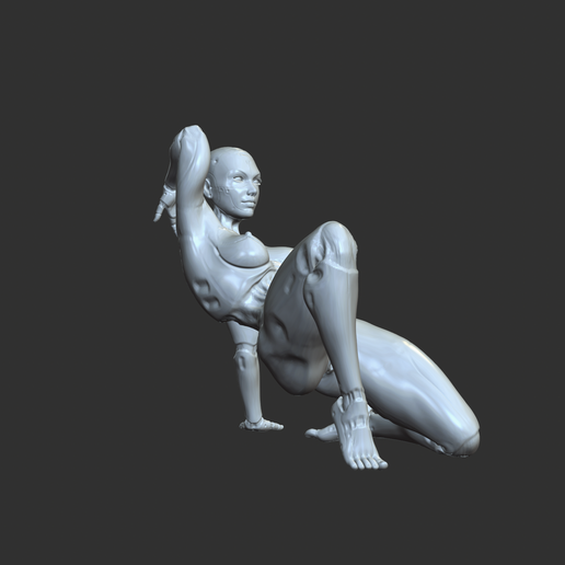 👽 Sensual Synthetic Alien Girl NSFW STL Figure・ 3D File for 3D printing・Cults