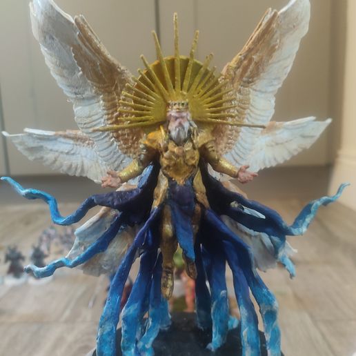 🎲 "God The Father" - Tabletop Wargame Proxy・ STL File for 3D printing・Cults