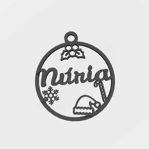 STL file Bola de Natal Núria 🎄 ・3D printable model to download・Cults