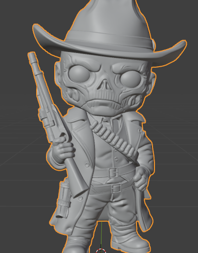 💀 Cooper Howard Chibi V2 – Fallout | 3D Printable Figurine・ STL File ...