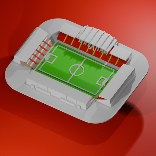 🏟️ Racecourse Ground Wrexham AFC stadium・ 3D File for 3D printing・Cults