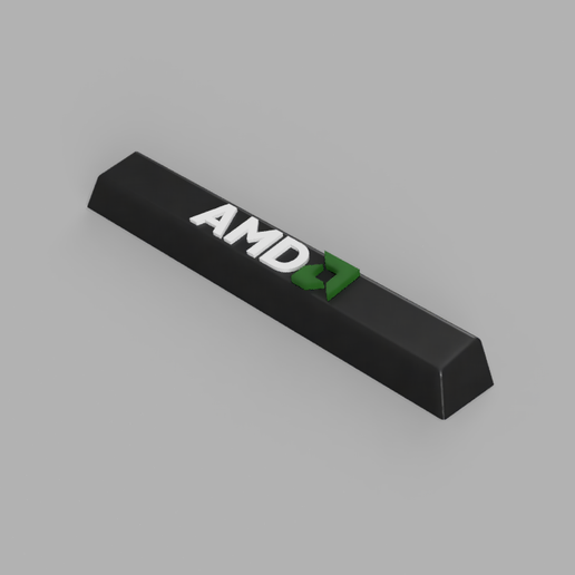 STL file AMD SPACEBAR KEYCAP 💻 ・3D print design to download・Cults