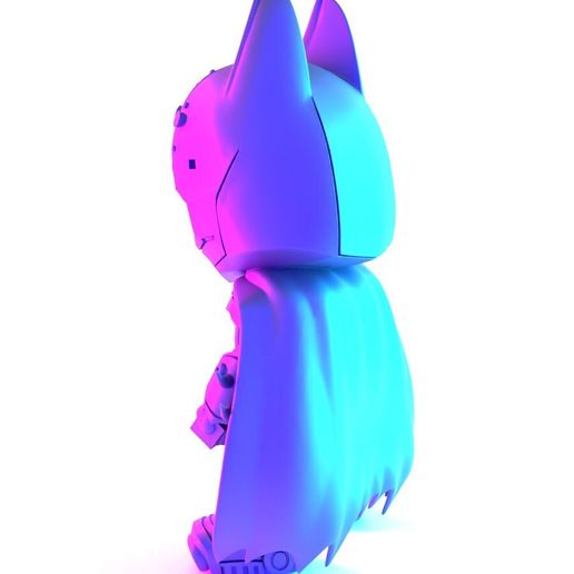 🃏 Cyberpunk Batman Mecha toy・ STL File for 3D printing・Cults