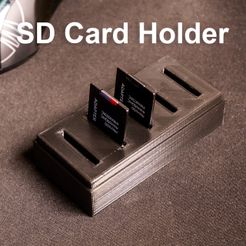 3D printable Simple SD Card Holder • made with Polaroid PlaySmart・Cults