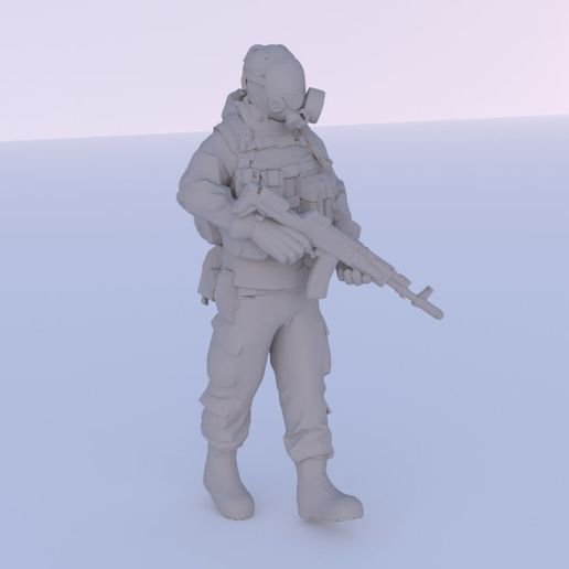 🫡 Soldier 1:72・Free 3D File for 3D printing・Cults