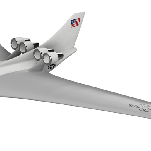 🛩️ Lockheed CL-1201 Detailed Digital Model STL/3MF・ 3MF File for 3D ...